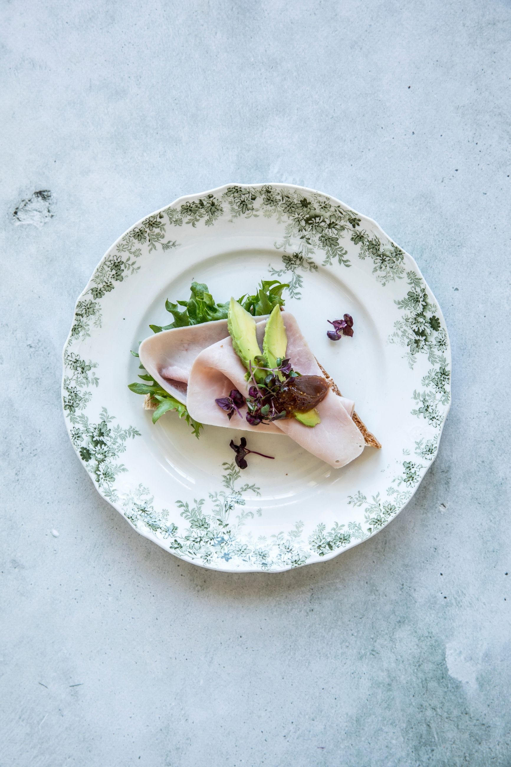 Snitter med kokt skinke • Oppskrift • Brodogkorn.no